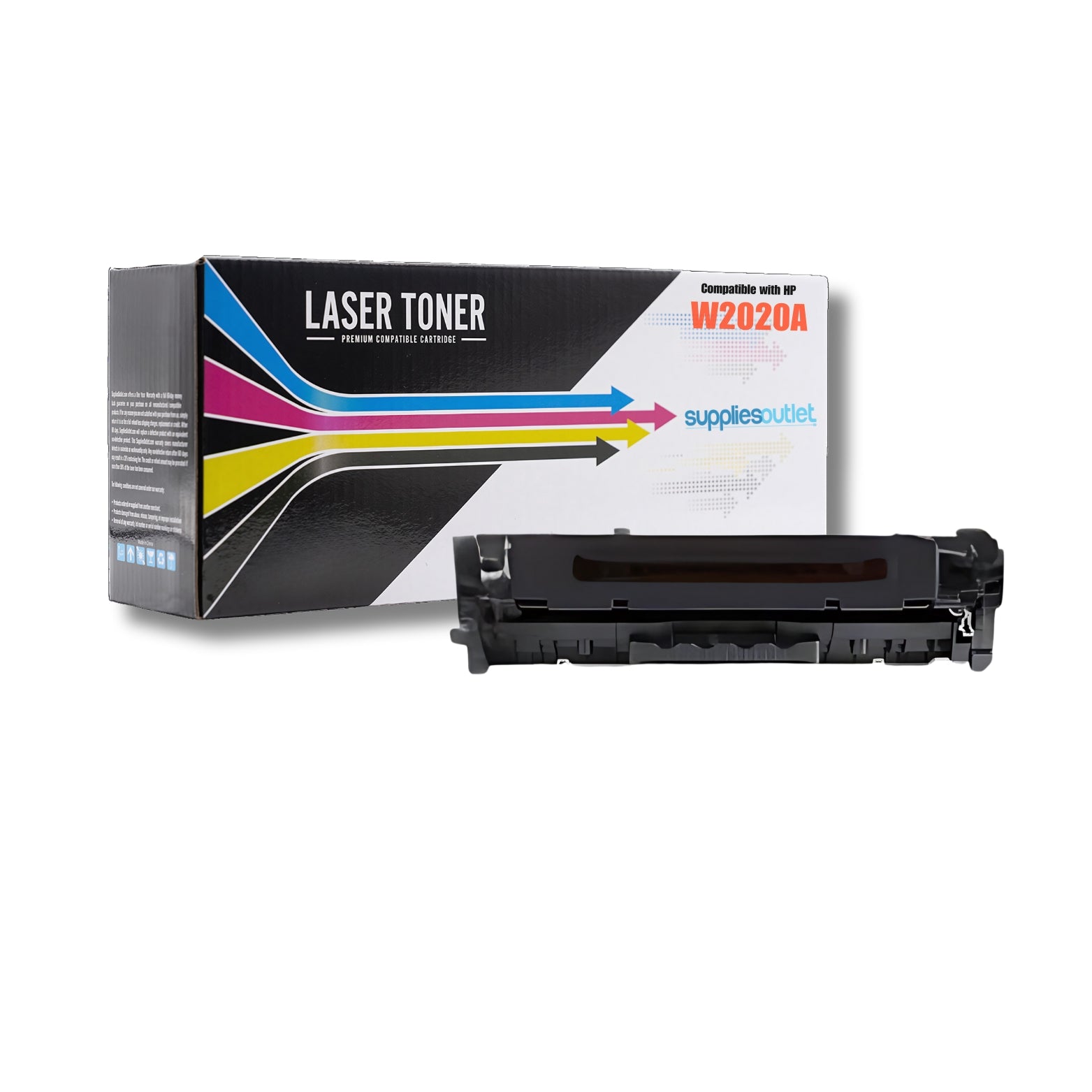Compatible HP 414A (W2020A) All Colors Toner Cartridges - Black 2,400 ...