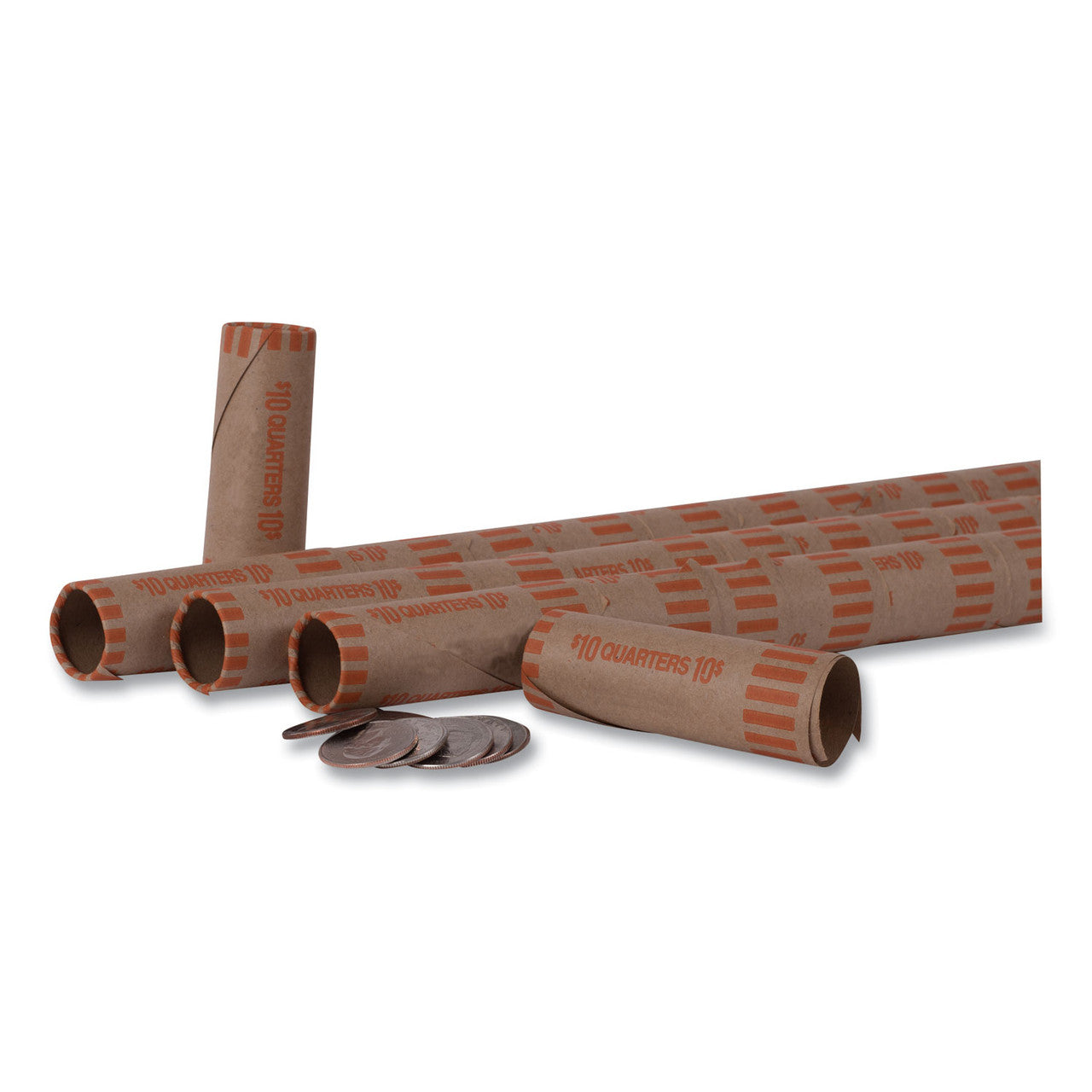 Pap-R Products Preformed Tubular Coin Wrappers | Supplies Outlet LLC