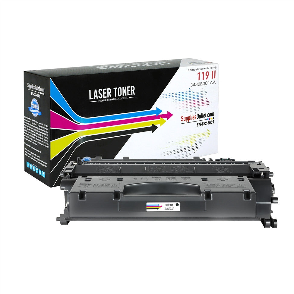 Compatible Canon 119 Il (Black) Toner Cartridge - 6,400 Page Yield ...