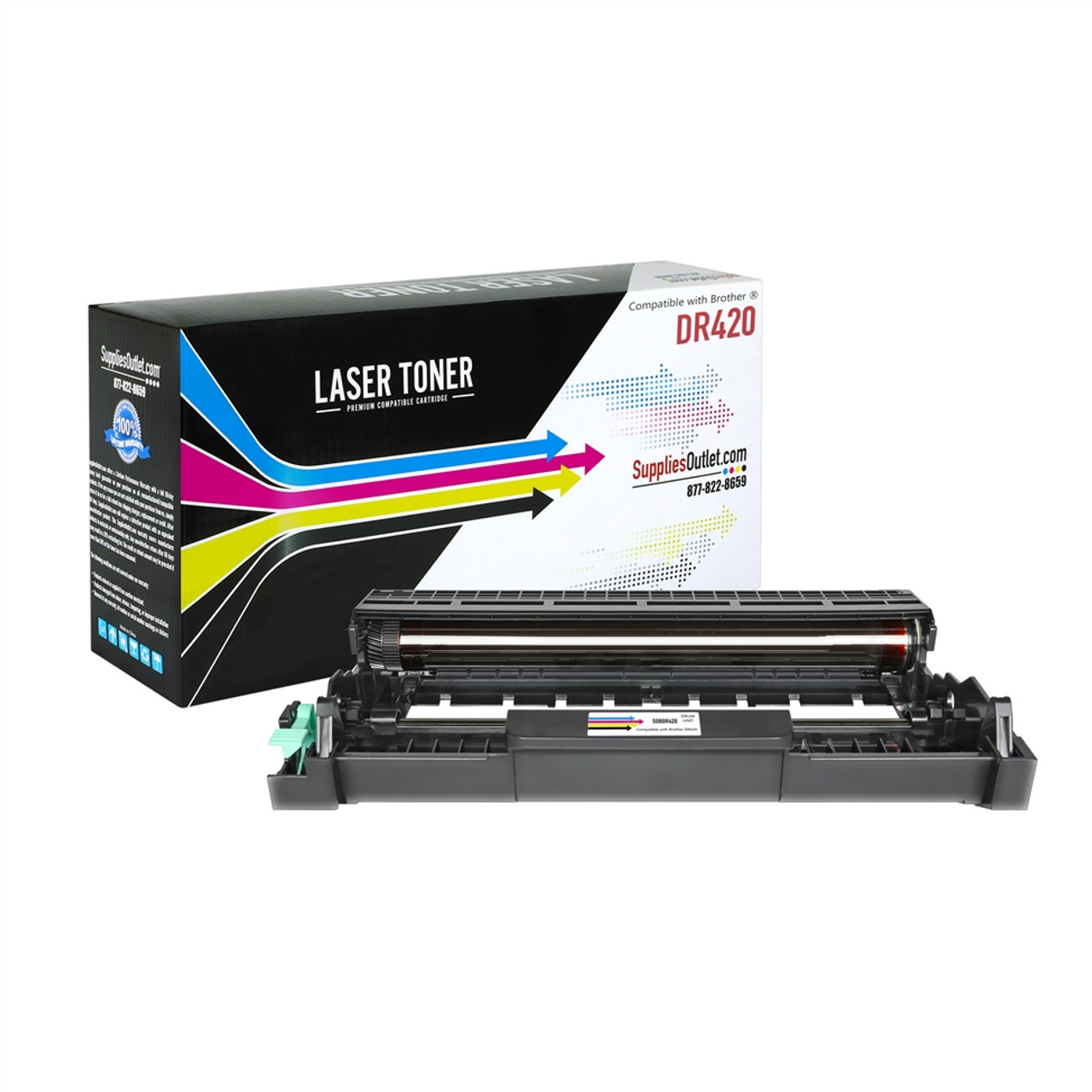 Compatible Brother DR420 Black Drum Unit - 12,000 Page Yield | Supplies ...