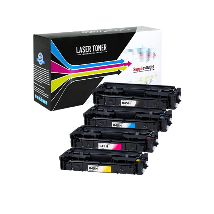 Compatible Canon 045H (All Colors) Toner Cartridge - Black 2,800 - Col ...